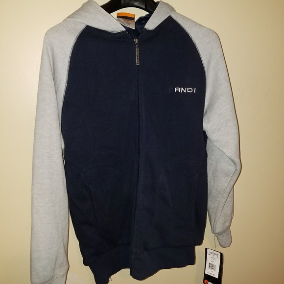 And1 | Jackets & Coats | And Two Toned Hooded Sweatshirt | Poshmark